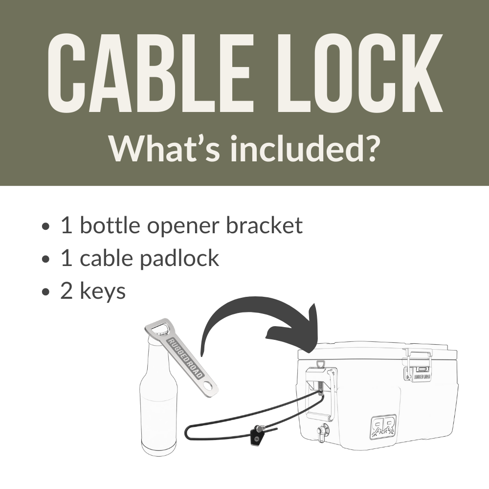 Cable Lock – Rugged Road Outdoors
